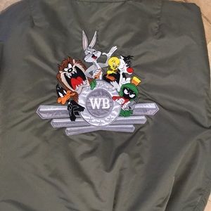Warner Bros. | Jackets & Coats | Authentic Warner Brothers Bomber ...